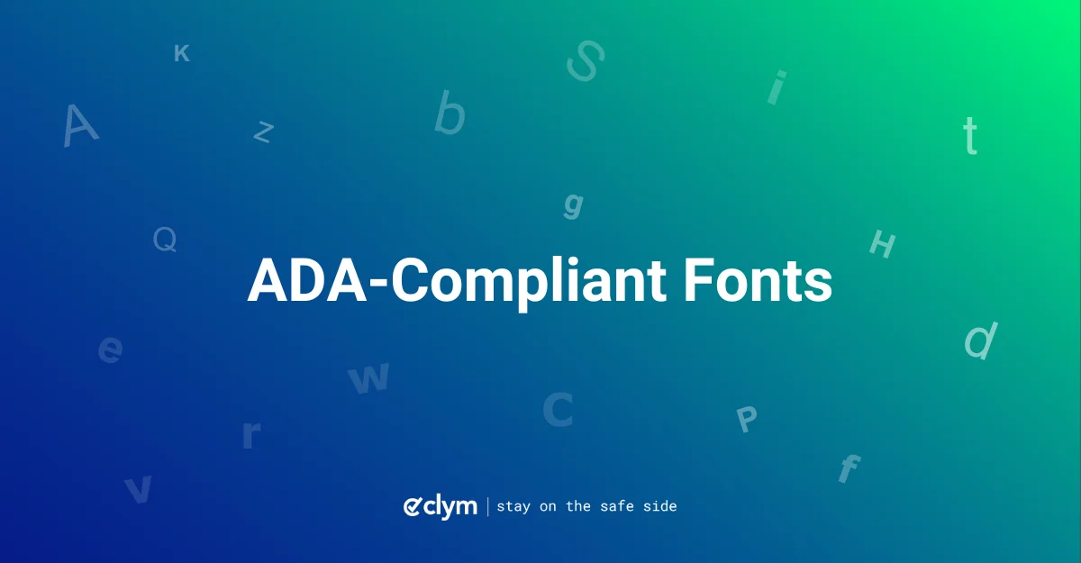 Accessible web design: top ADA-compliant fonts for visual impairment